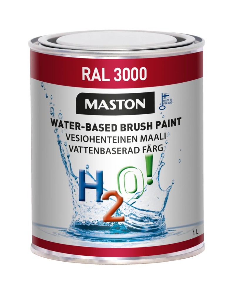 H2O! Vesiohenteinen maali - Maston